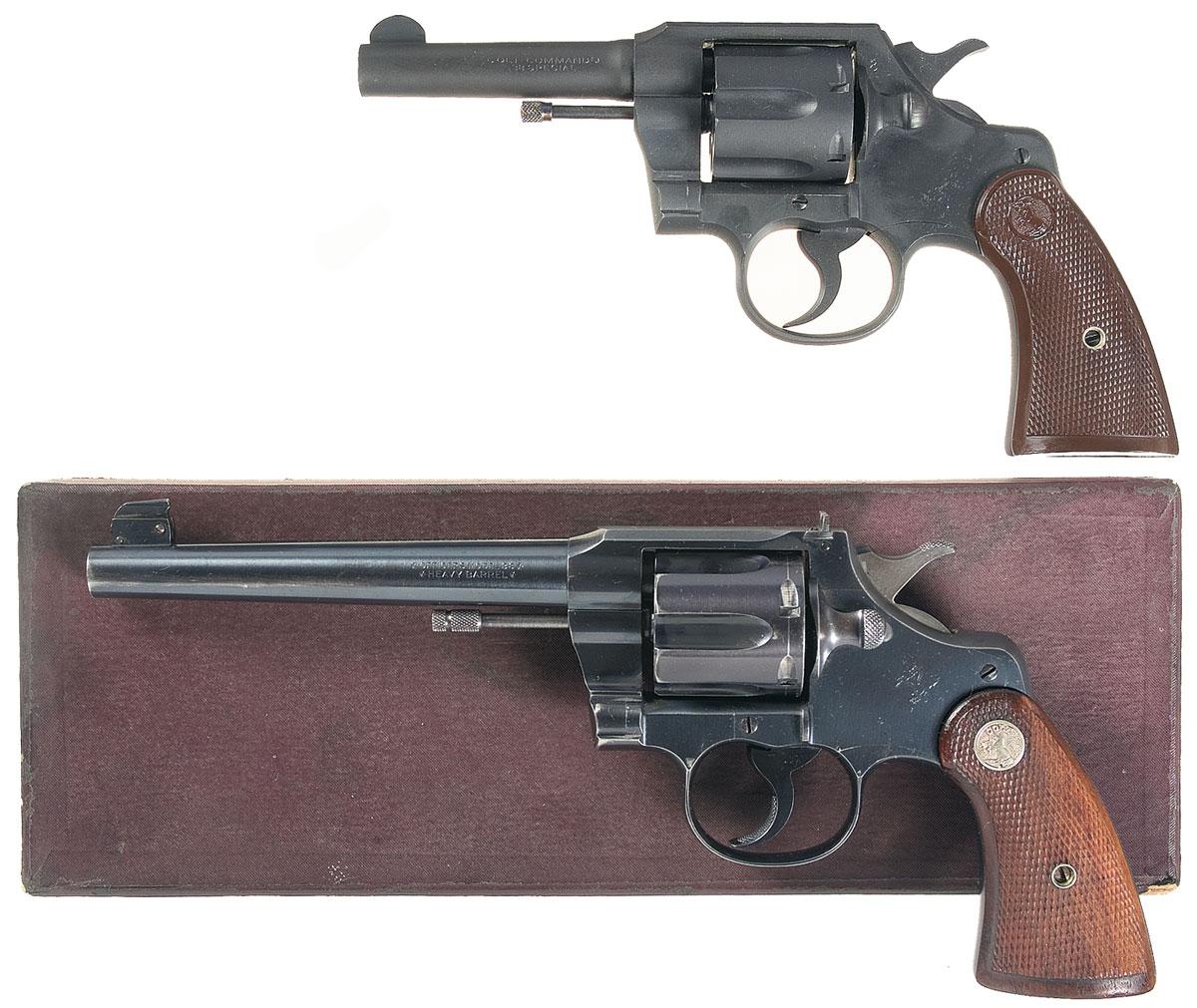 Two Colt Double Action Revolvers