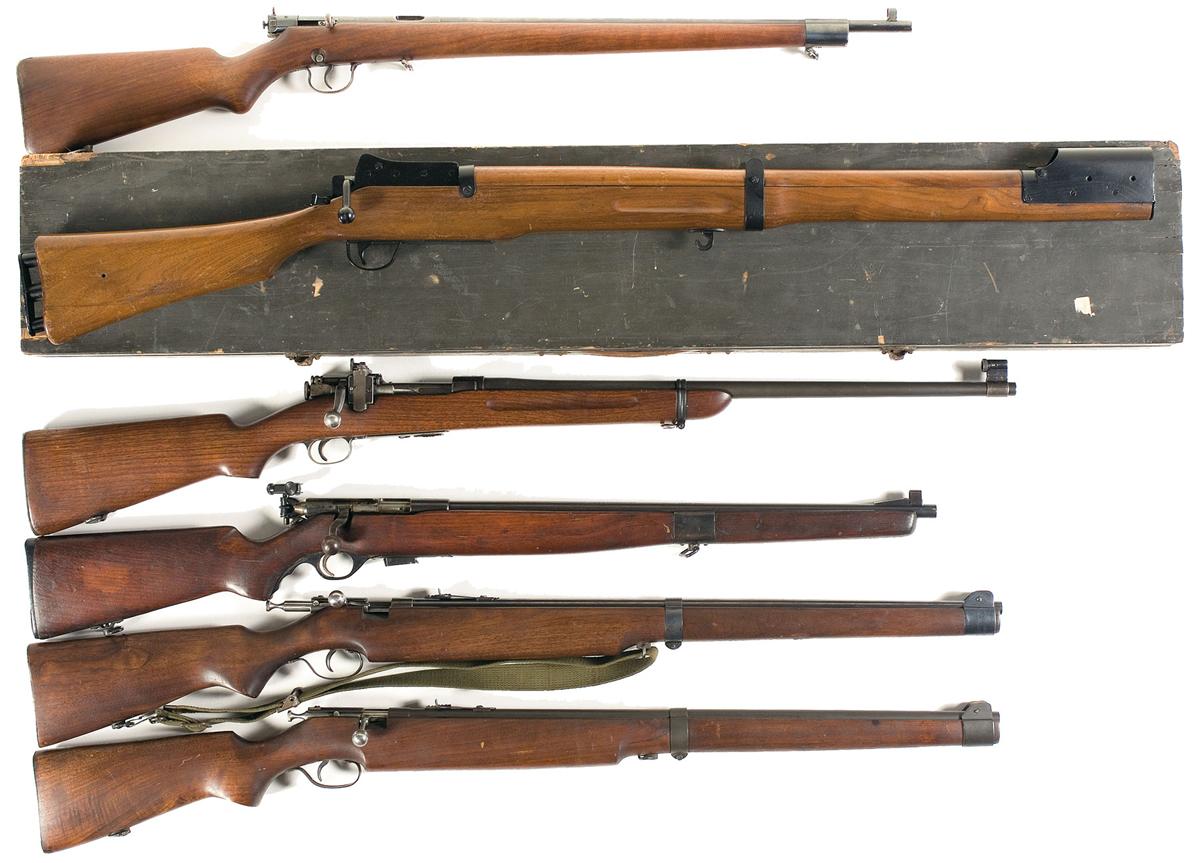 Six Military Training Rifles