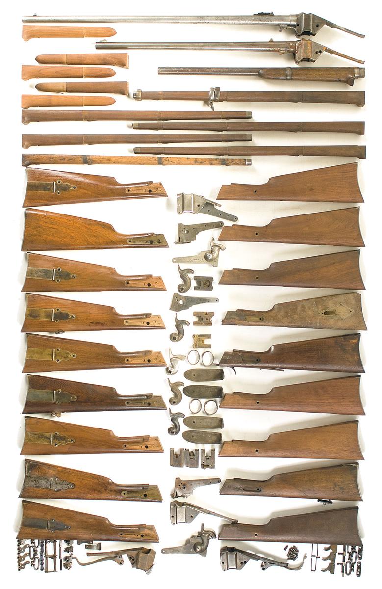 Collectors Lot of Six Sharps Receivers and Sharps Parts