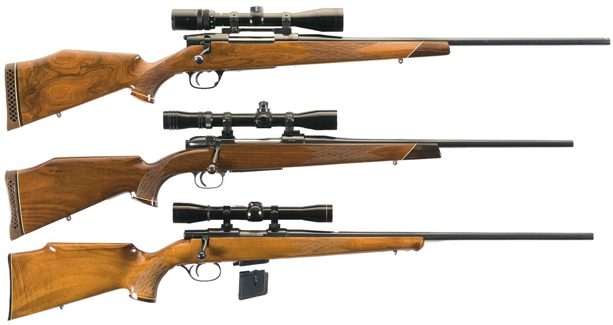 Three Scoped German Bolt Action Rifles