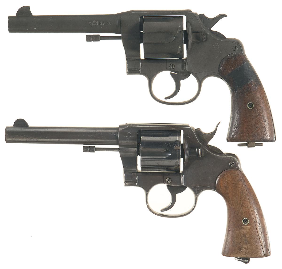 Two Colt Double Action Revolvers