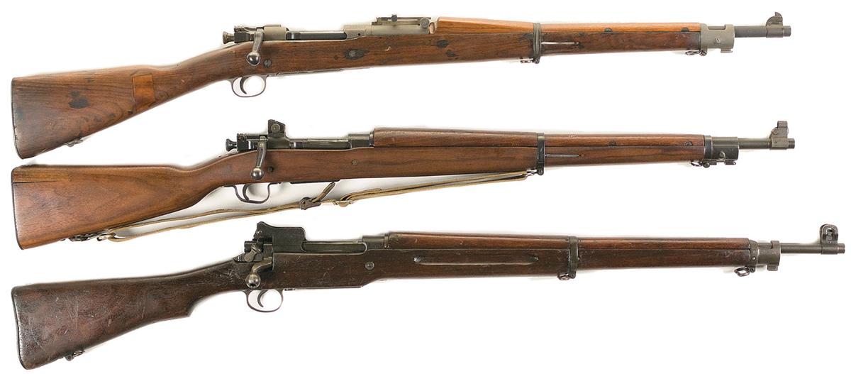 Three U.S. Military Rifles
