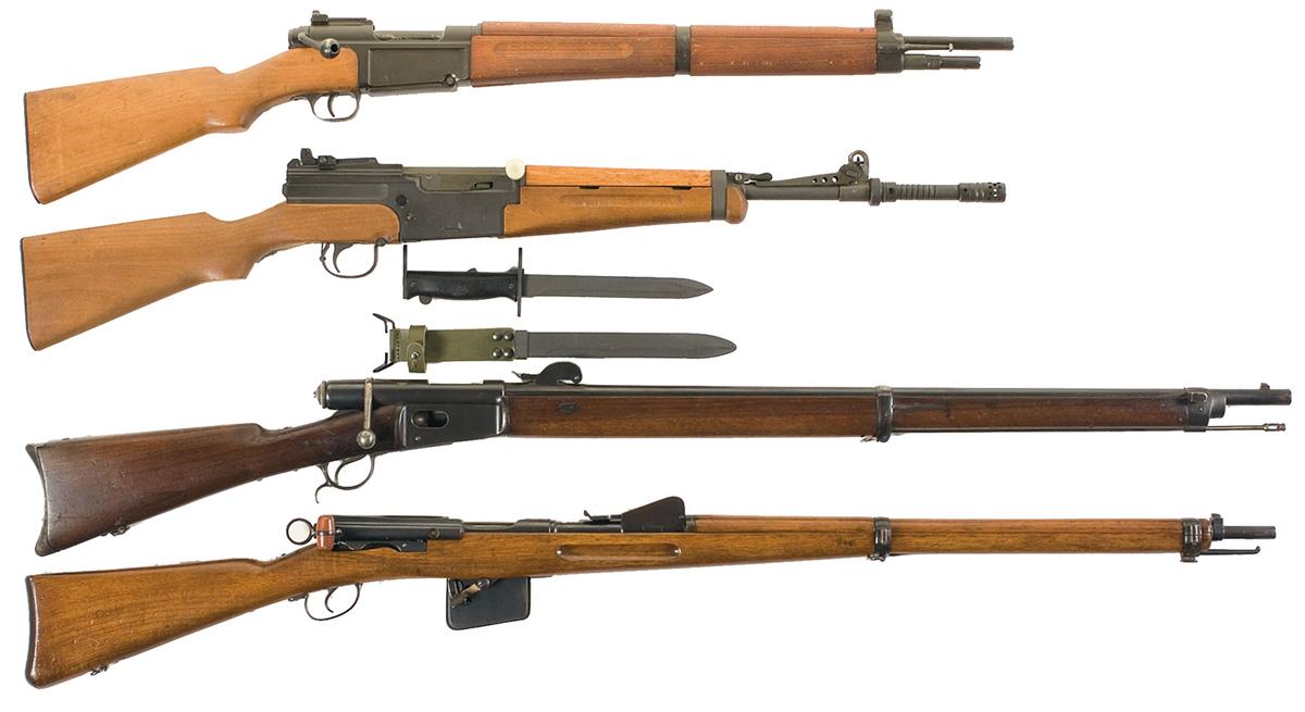 Four European Military Rifles