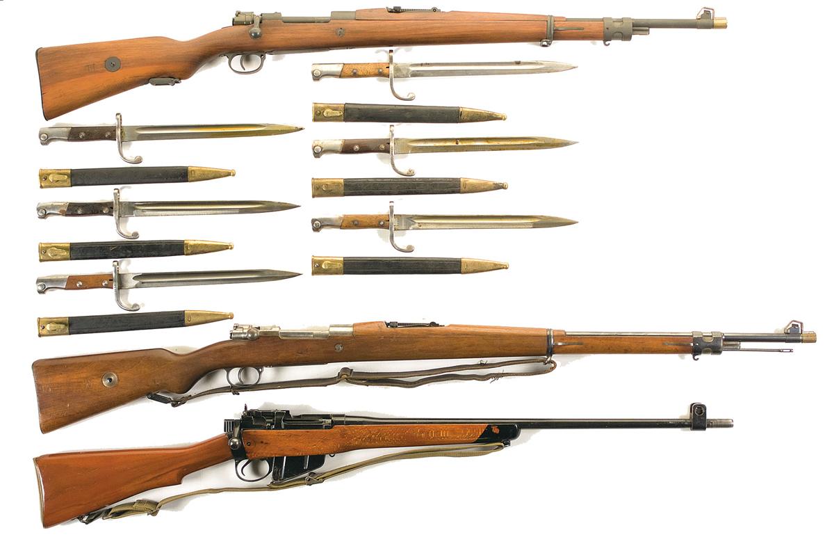 Three Bolt Action Military Rifles
