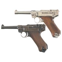 Two Luger Pistols