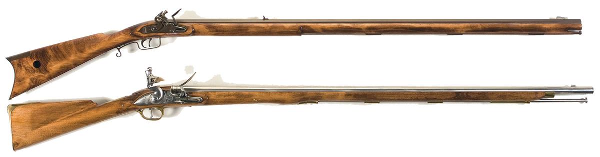 Two Contemporary Flintlock Rifles