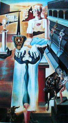 Salvador Dali "Invisible Man" Ltd Edition Lithograph