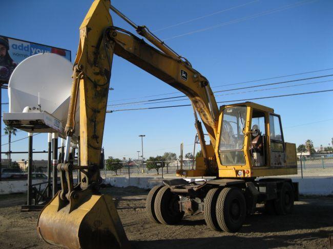 1986 John Deere 595 Wheel Excavator