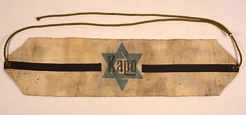 WW2 GERMAN HOLOCAUST KAPO SLEEVE BAND - LITZMANNST