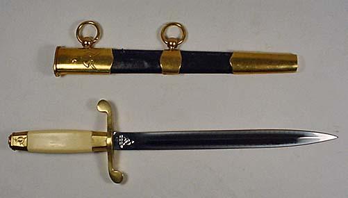 SOVIET RUSSIAN ARMY OFFICERS DAGGER W/ SCABBARD