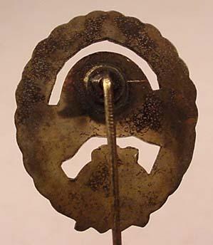 WW2 GERMAN NAZI CONDOR LEGION TANK BADGE STICK PIN