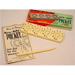 VINTAGE KESLING POCKET ADDER IN ORIGINAL BOX W/ PA