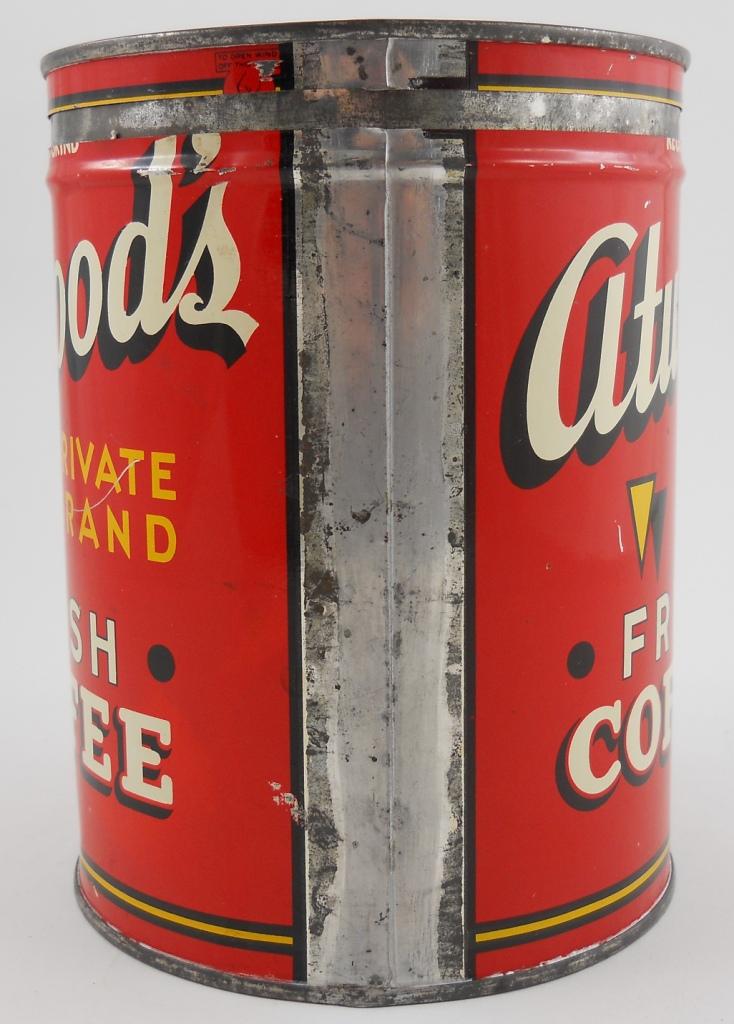 Atwood's 2 Pound Key-Wind Coffee Can