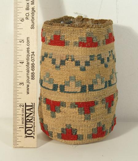 Nez Perce Corn Husk Basket