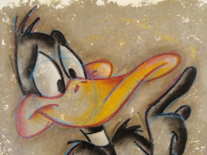 Duerrstein Original Painting Daffy Duck Animation Art