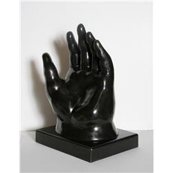 Fernando Botero, Hand, Bronze Sculpture with Black Patina