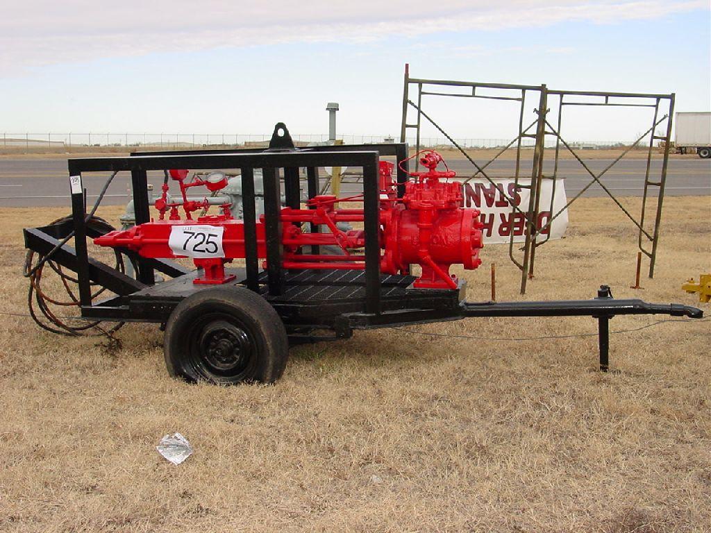 HYDRO TEST PUMP TRAILER MOUNTED