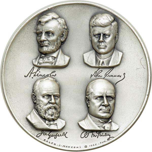 1965. Medallic Art Company Silver Medal Honoring The Pr