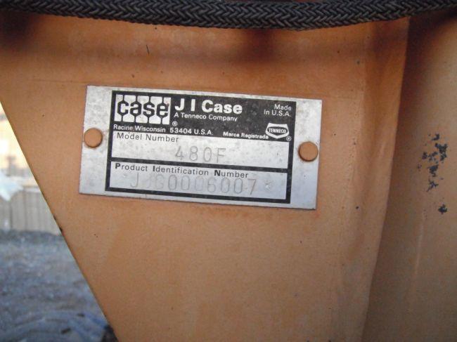 1993 Case 480F 4x4 Skip Loader