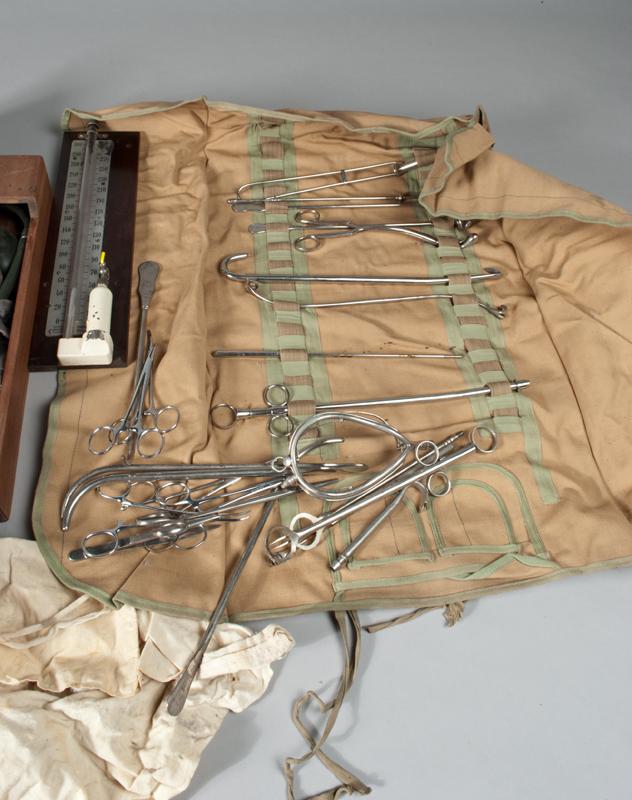 Antique Doctor's Bag & Medical Supplies