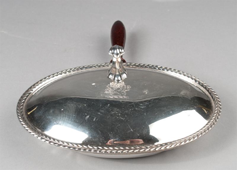 Antique Silver Plated Silent Butler