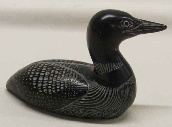 Native American Northwest Coast Boma Etched Loon