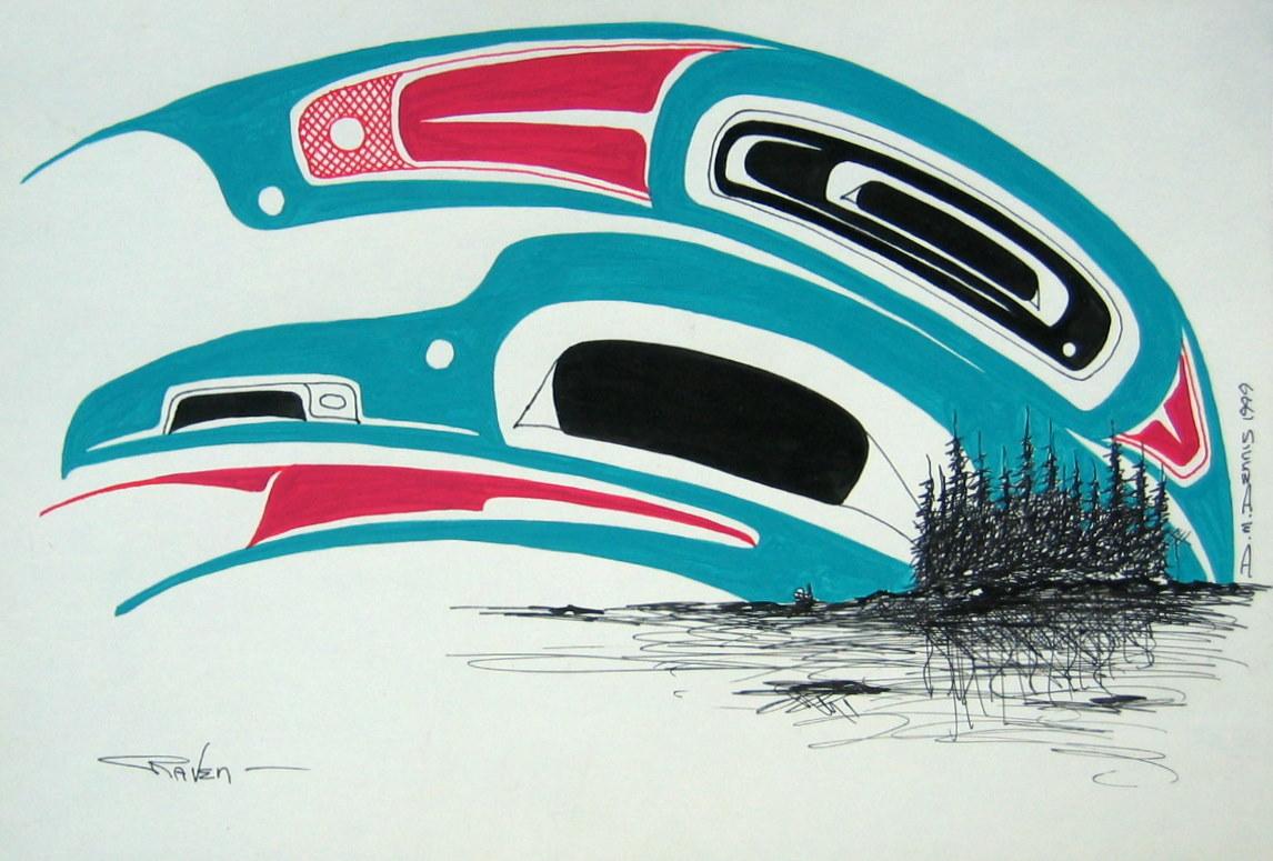 Raven - DANNY DENNIS ( Canadian 1951 - )