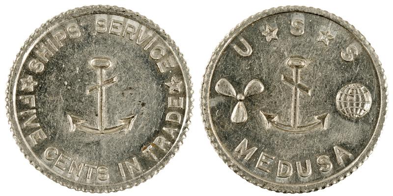U.S.S. MEDUSA Naval Token