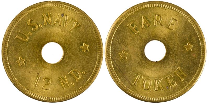 U.S. NAVY (Treasure Island, California) Naval Token