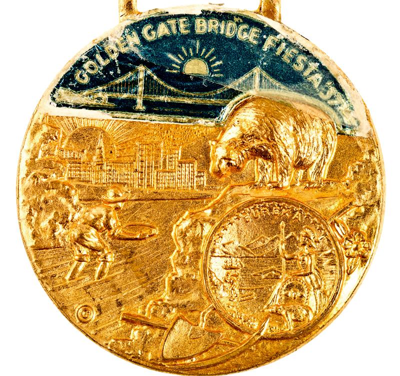 San Francisco,CA - 1937 - Golden Gate Bridge Fiesta '37 Medal : 4