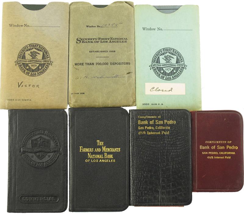 Los Angeles,CA - 1930-1950 - Banking Books
