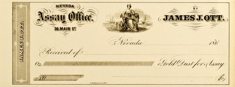 Nevada City,CA - Nevada County - 1860 - Ott, James J., Assay Office ...