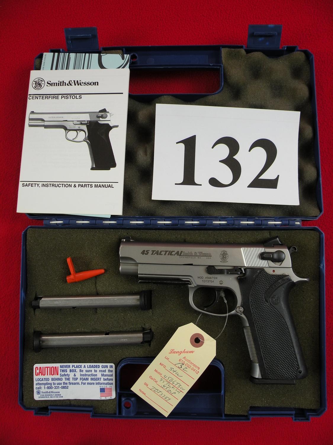 Smith & Wesson 4566 TSW 45 ACP Tactical Pistol