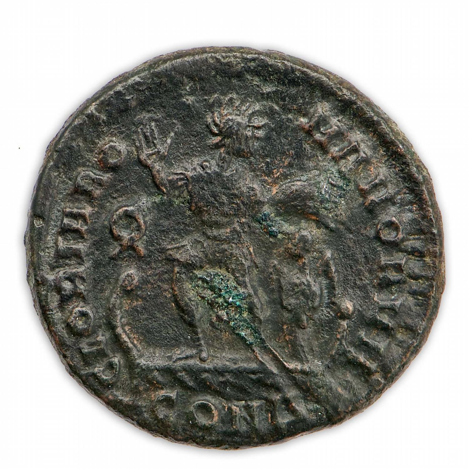 375-392 AD Ancient Valentinian II Roman Coin AE 22mm, 1700 YEARS OLD