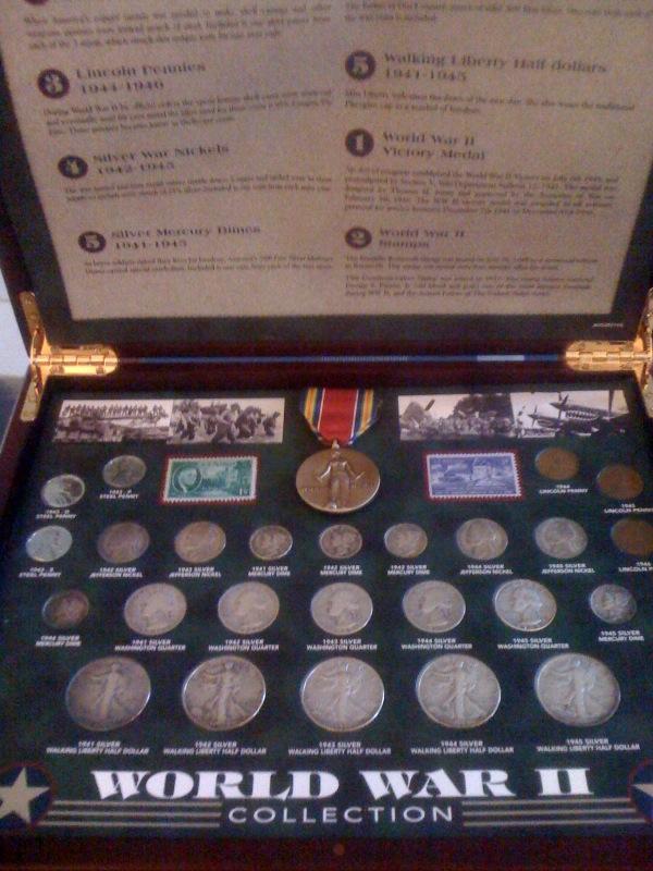 RARE World War II Silver Coin Collection And Other War Coins