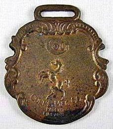 EARLY COLT/COLT'S MFG. CO. WATCH FOB - Marked on b