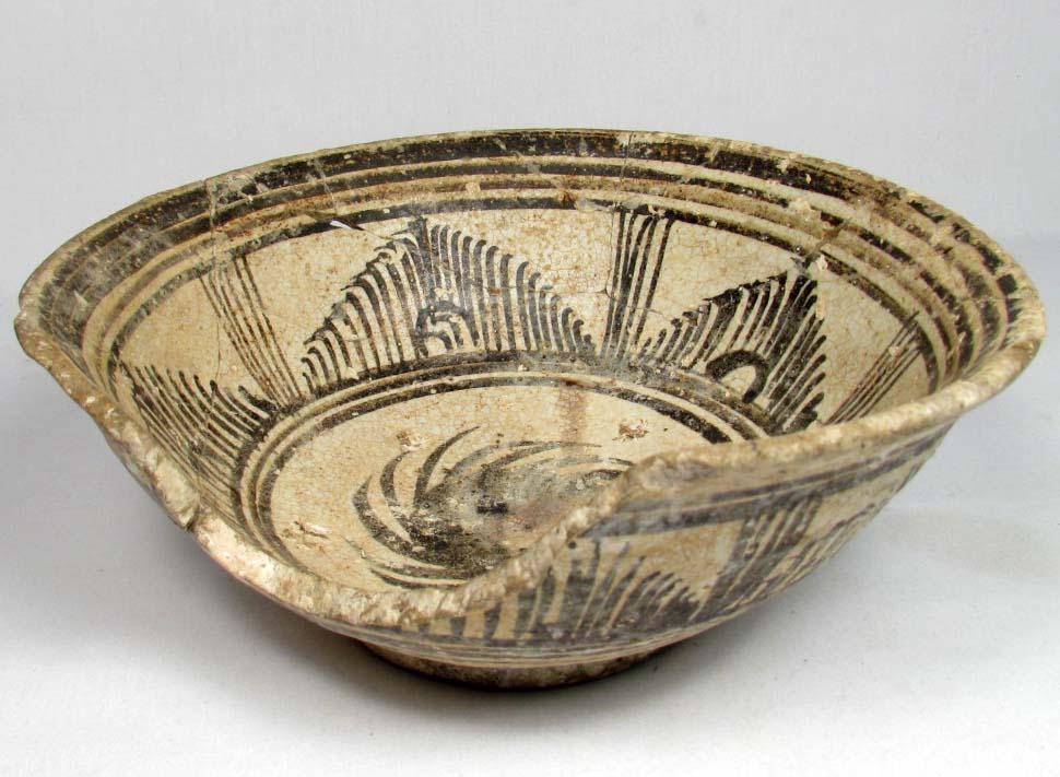 RARE C. 700 AD ARTIFACT SHIPWRECK BOWL - RECOVERED