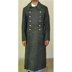 WW2 GERMAN NAZI OVERCOAT - WOOL - Marked on inside
