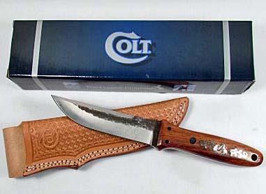 COLT CT340 HUNTING KNIFE W/ SHEATH AND ORIGINAL BO