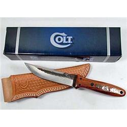 COLT CT340 HUNTING KNIFE W/ SHEATH AND ORIGINAL BO