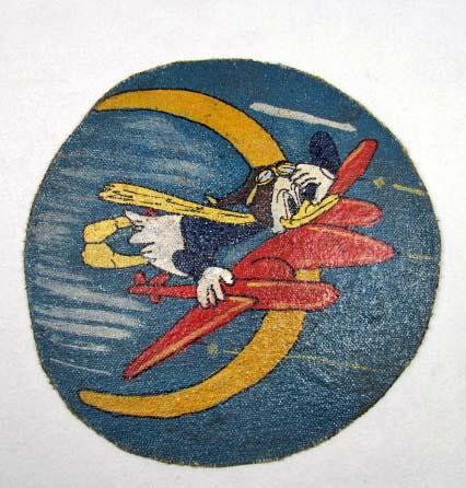 WW2 USAAF AIR CORPS DONALD DUCK SQUADRON PATCH - C