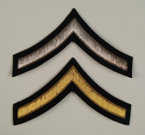 27) VINTAGE MILITARY CHEVRONS