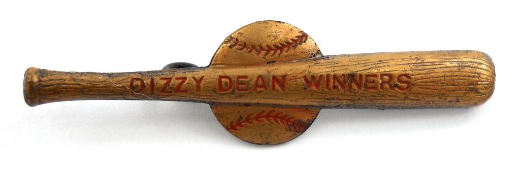 Two Stamped Pins from Dizzy Dean Winners Club