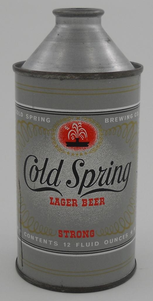 Cold Spring Cone-Top Beer Can