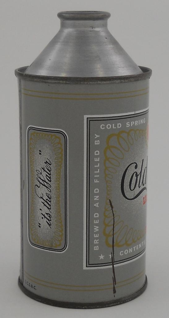 Cold Spring Cone-Top Beer Can