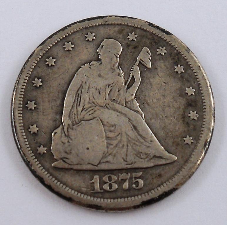 1875 CC - US Twenty Cent Piece