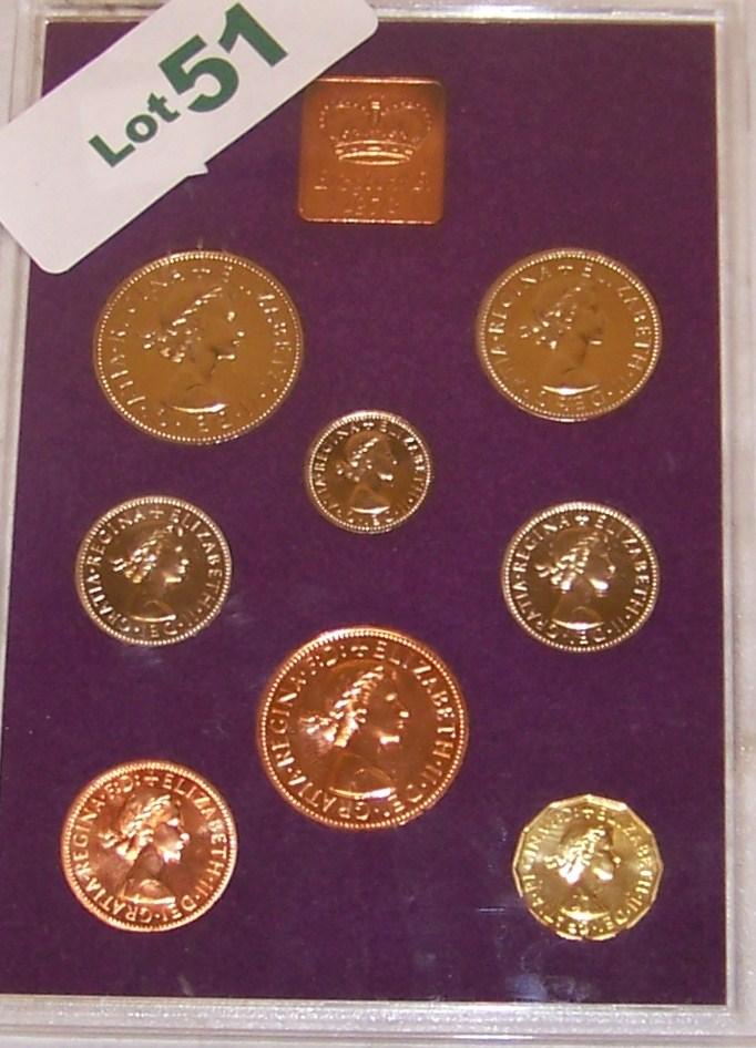 1970 British Proof Set. 8 Coins.