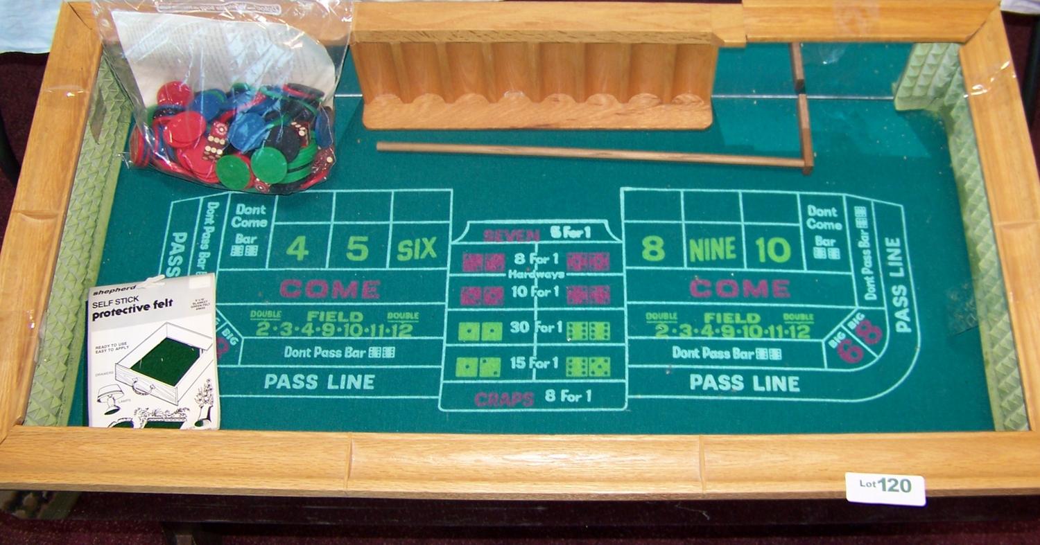 Mini Craps Table (Circa 1980's)