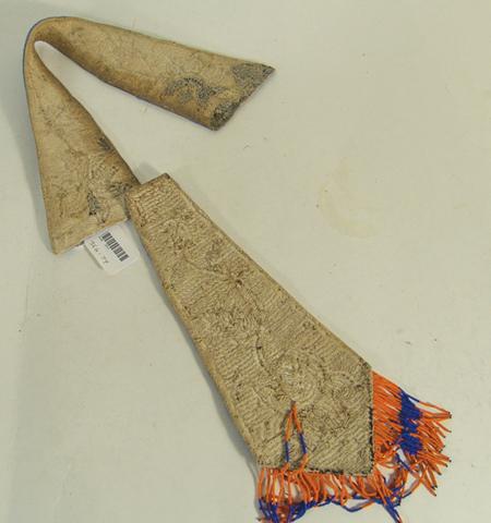 Crow Beaded Collar and Tie