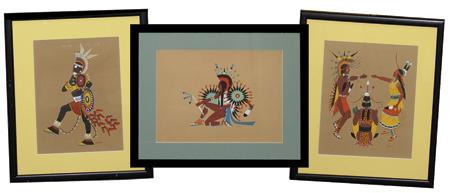 3 Kiowa 5" Prints